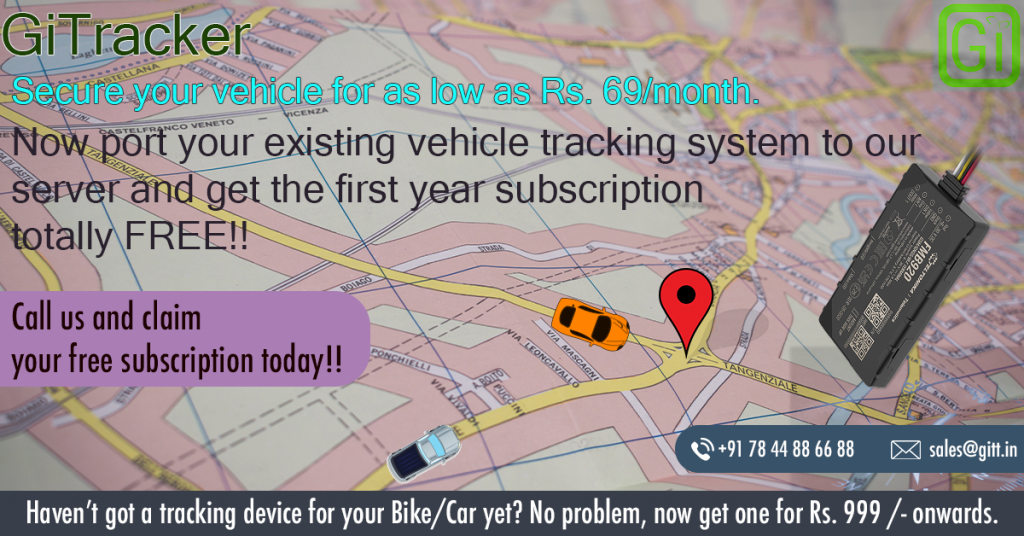 Now port your existing vehicle tracker to our server and the first year ...
